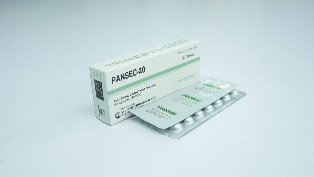 pantonix 20 mg Tablet - প্যানটোনিক্স ২০ মি.গ্রা. ট্যাবলেট | MedEasy