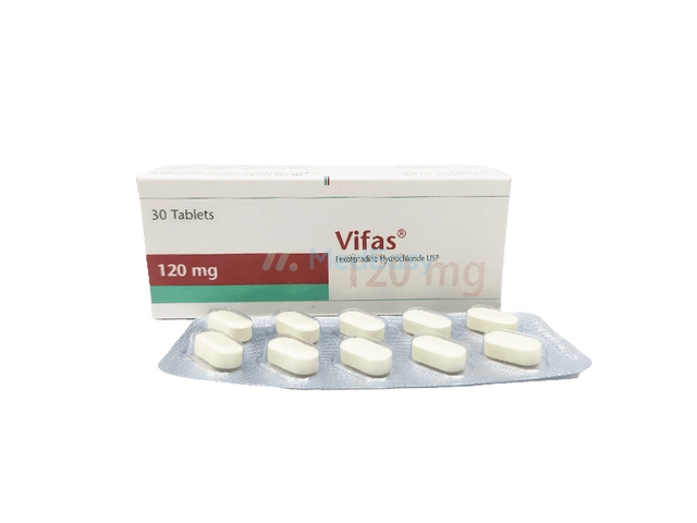 Fexo 120mg Tablet - ফেক্সো ১২০ মি.গ্রা. ট্যাবলেট | MedEasy