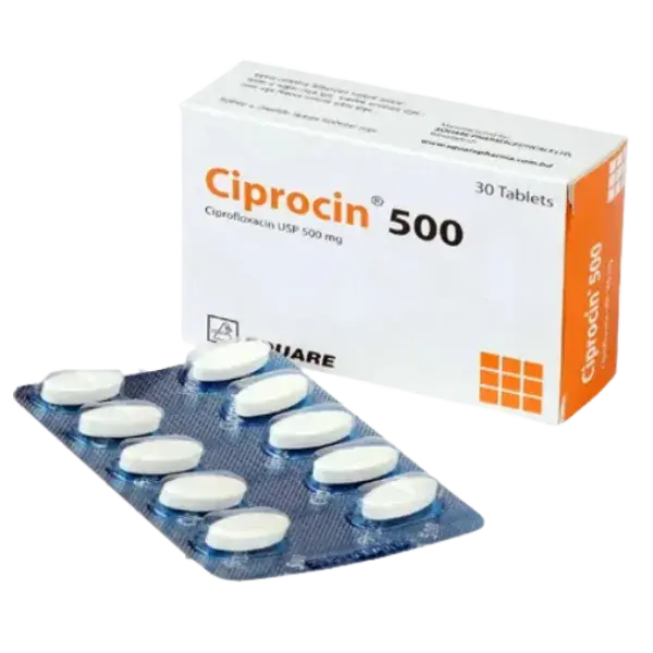 Ciprocin 500 mg Tablet - সিপ্রোসিন ৫০০ মি.গ্রা. ট্যাবলেট | MedEasy