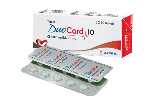 Duocard 10 mg Tablet - ডুয়োকার্ড ১০ মি.গ্রা. ট্যাবলেট | MedEasy