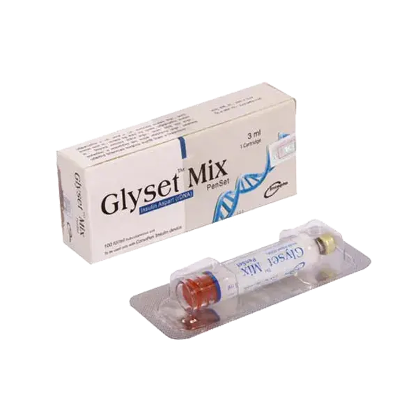 Glyset Mix 100 IU/ml Penset | MedEasy