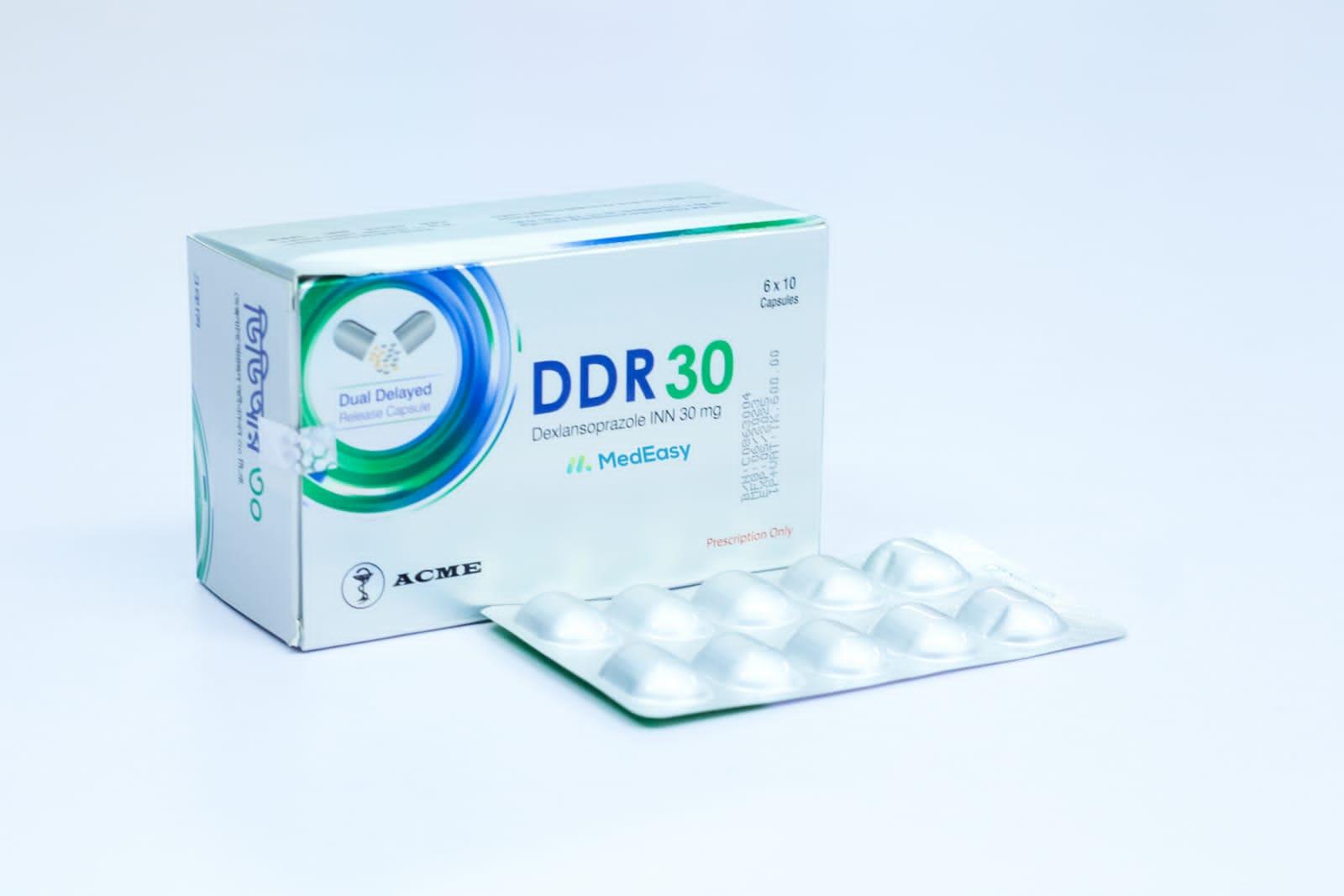 DDR 30 mg - ডিডিআর ৩০ মি.গ্রা. ক্যাপসুল | MedEasy