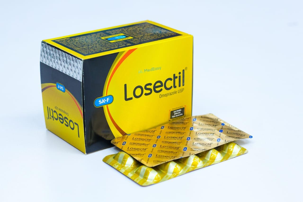 Losectil 20 mg Capsule - লোসেকটিল ২০ মি.গ্রা. ক্যাপসুল | MedEasy
