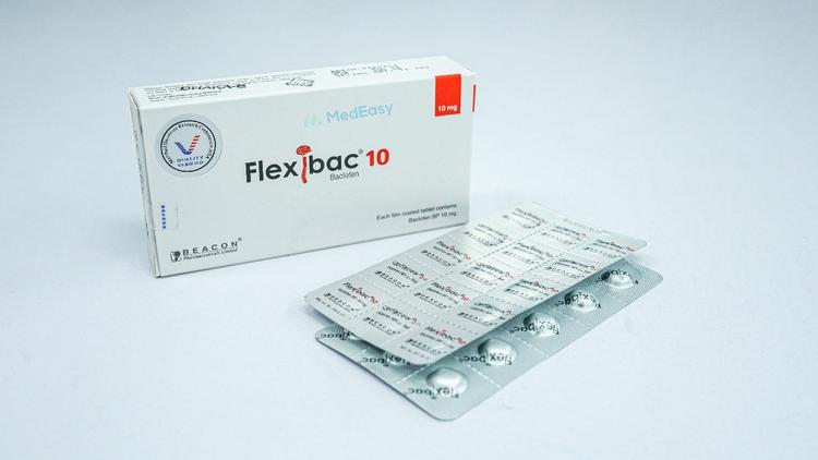 Flexibac 10 mg - ফ্লেক্সিবেক ১০ মি.গ্রা. ট্যাবলেট | MedEasy