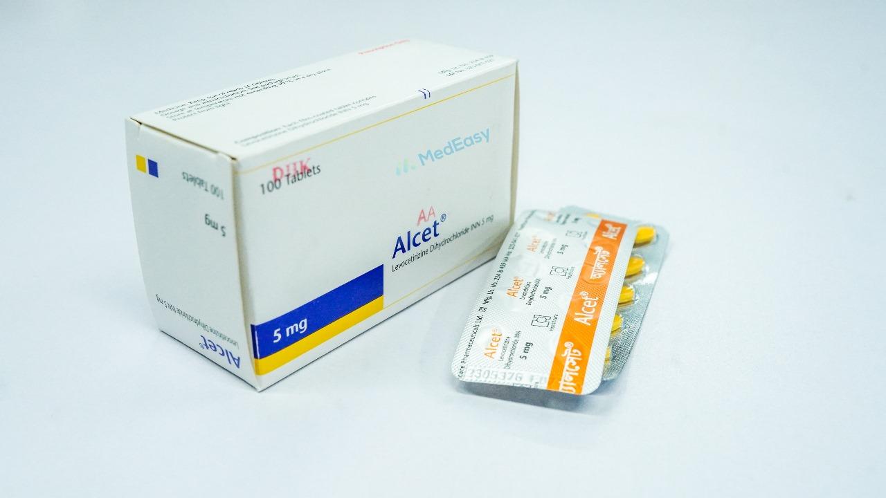 Alcet 5 mg Tablet - অ্যালসেট ৫ মি.গ্রা. ট্যাবলেট | MedEasy