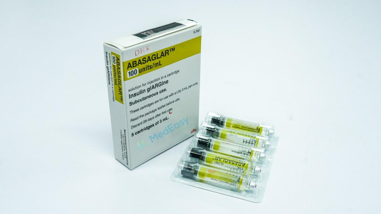 Abasaglar 100 IU/ml Cartridge Injection | MedEasy