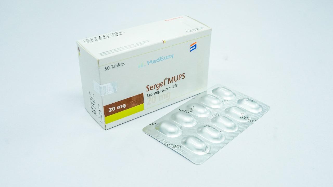 Sergel MUPS 20 mg Tablet - সারজেল মাপ্‌স ২০ মি.গ্রা. ট্যাবলেট | MedEasy