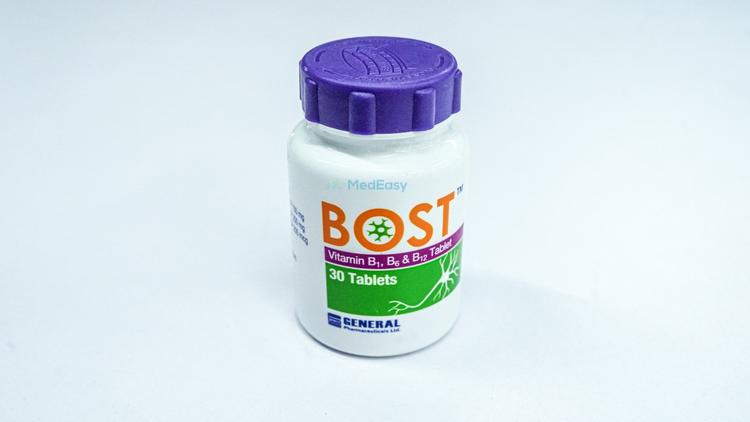 Bost - বোস্ট ১০০ মি.গ্রা.+২০০ মি.গ্রা.+২০০ মাইক্রো গ্রাম ট্যাবলেট | MedEasy