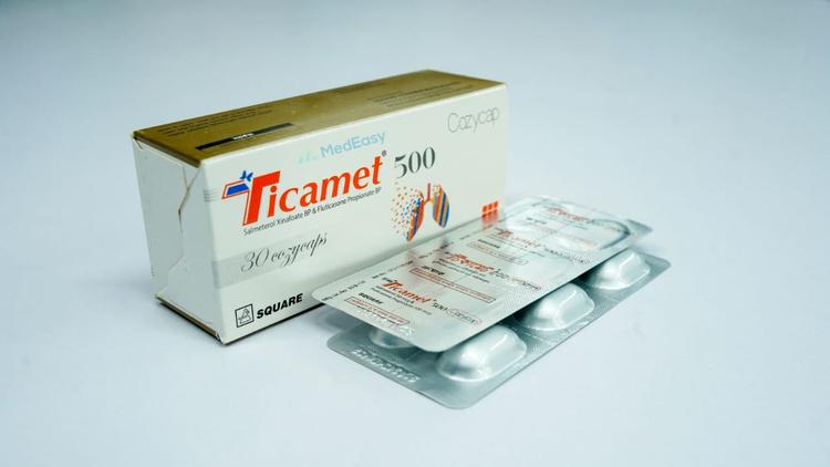 Ticamet 50 mcg+500 mcg | MedEasy