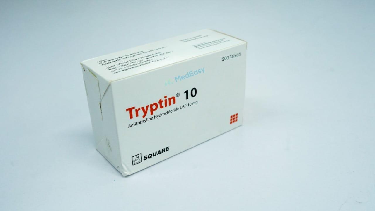 Tryptin 10 mg - ট্রিপটিন ১০ মি.গ্রা. ট্যাবলেট | MedEasy