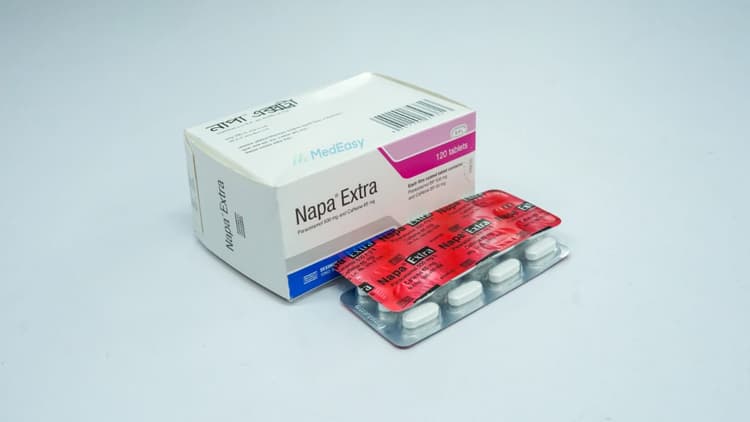 Napa Extra Tablet (500 mg+65 mg - 12pcs) - নাপা এক্সট্রা ট্যাবলেট | MedEasy