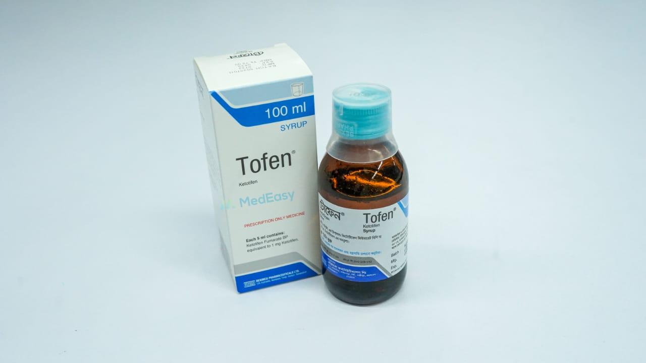 Tofen 100 ml - টোফেন ১০০ মি.লি. সিরাপ | MedEasy