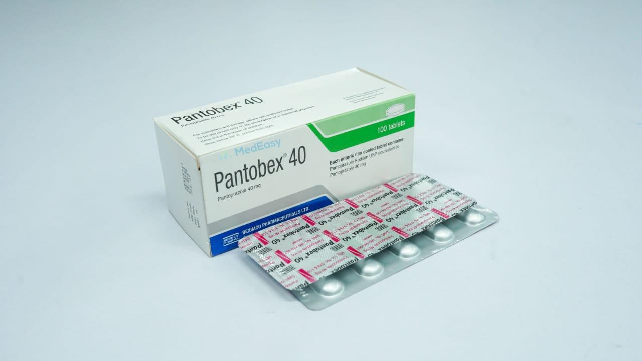 Pantobex 40 mg Tablet - প্যানটোবেক্স ৪০ মি.গ্রা. ট্যাবলেট | MedEasy