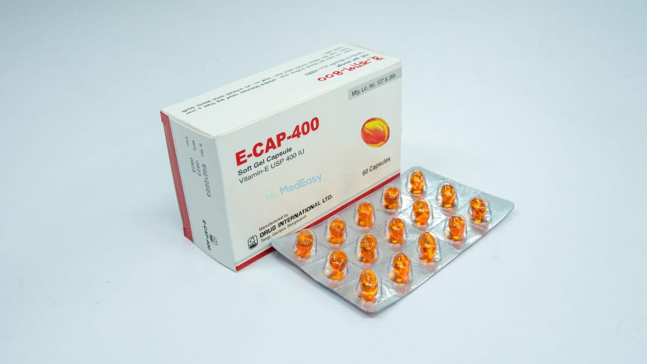 E Cap 400 IU - ই-ক্যাপ ৪০০ আই ইউ ক্যাপসুল | MedEasy