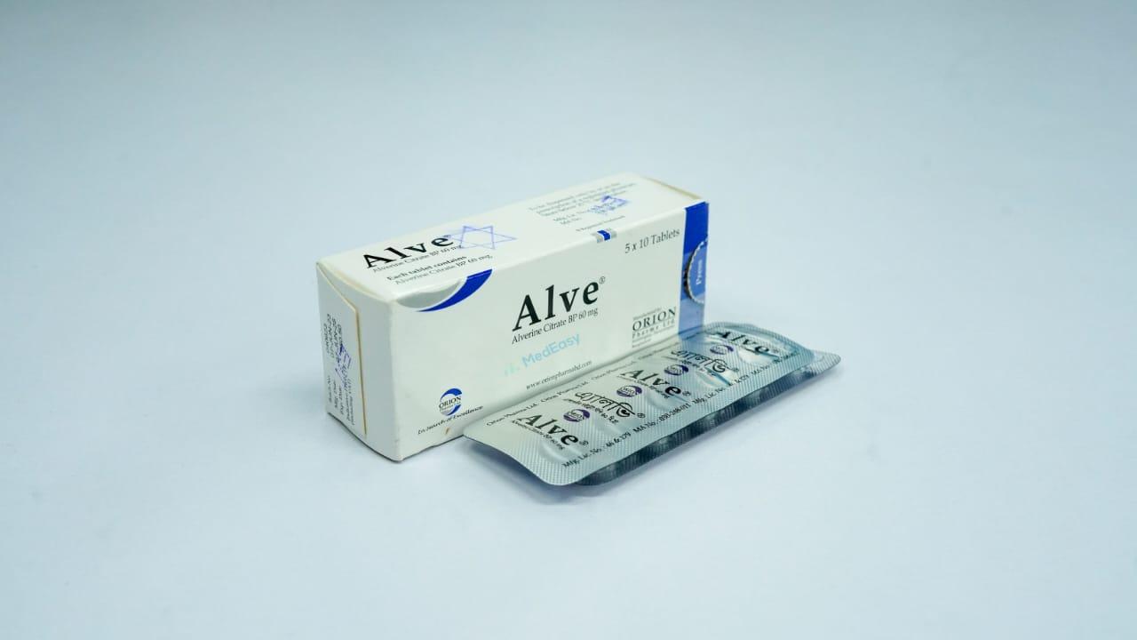 Alve 60 mg - এ্যালভি ৬০ মি.গ্রা. ট্যাবলেট | MedEasy