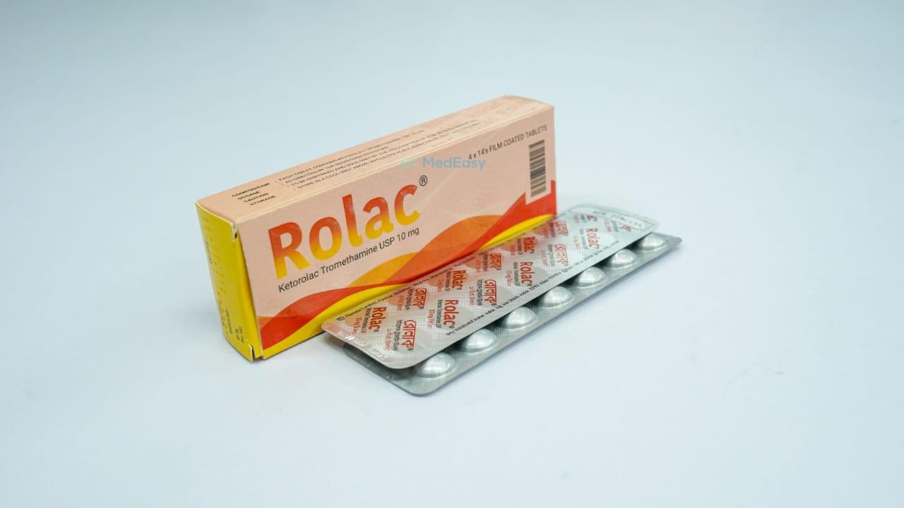 Rolac 10 mg Tablet - রোলাক ১০ মি.গ্রা. ট্যাবলেট | MedEasy