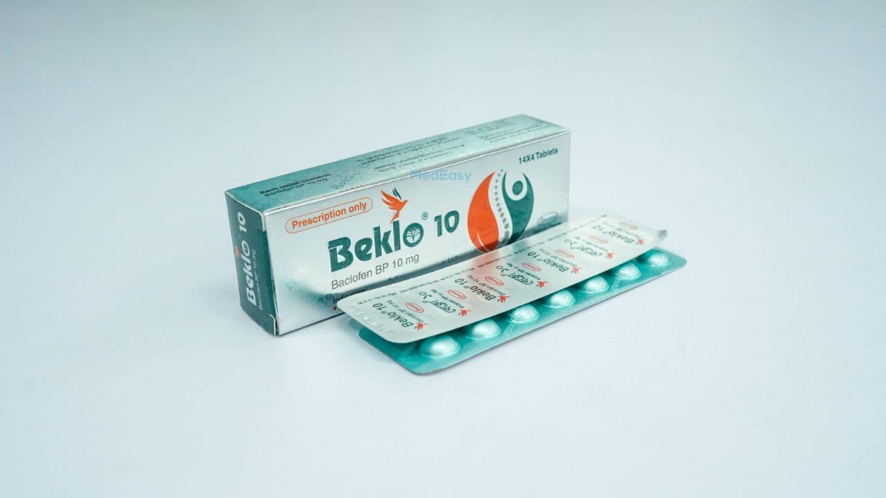 Beklo 10 mg Tablet - বেক্লো ১০ মি.গ্রা. ট্যাবলেট | MedEasy