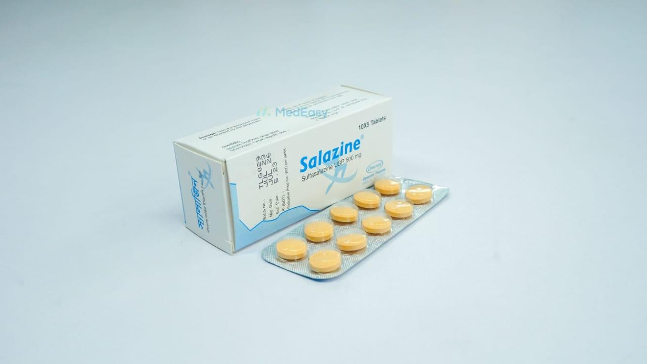 Salazine 500 mg Tablet - স্যালাজিন ৫০০ মি.গ্রা. ট্যাবলেট | MedEasy