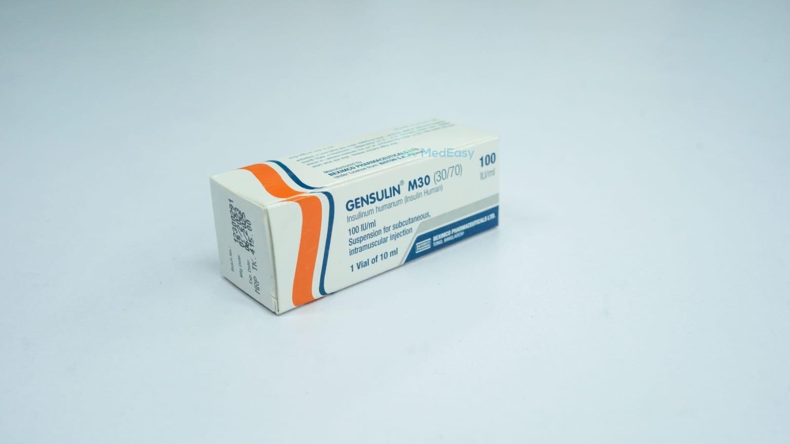 Gensulin M30 30%+70% in 100 IU/ml | MedEasy