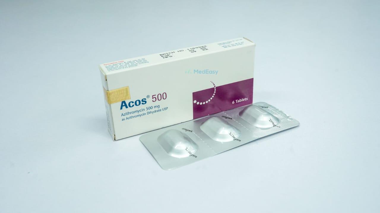 Acos 500 mg - একোজ ৫০০ মি.গ্রা. ট্যাবলেট | MedEasy