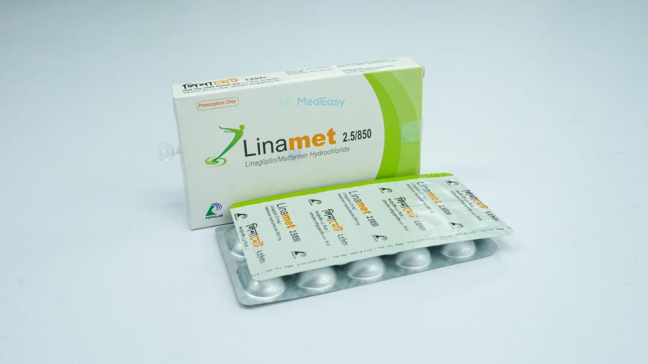 Linamet 2.5 mg+850 mg | MedEasy
