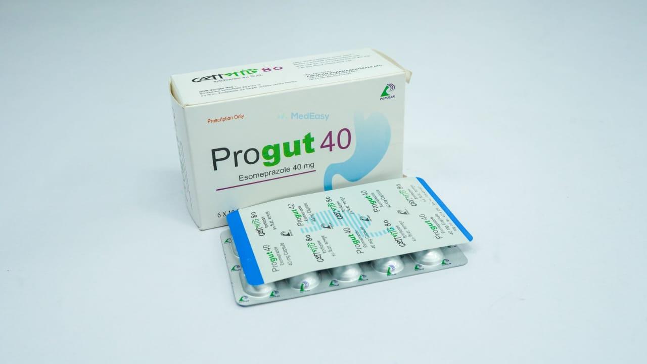 Progut 40 mg Capsule | MedEasy