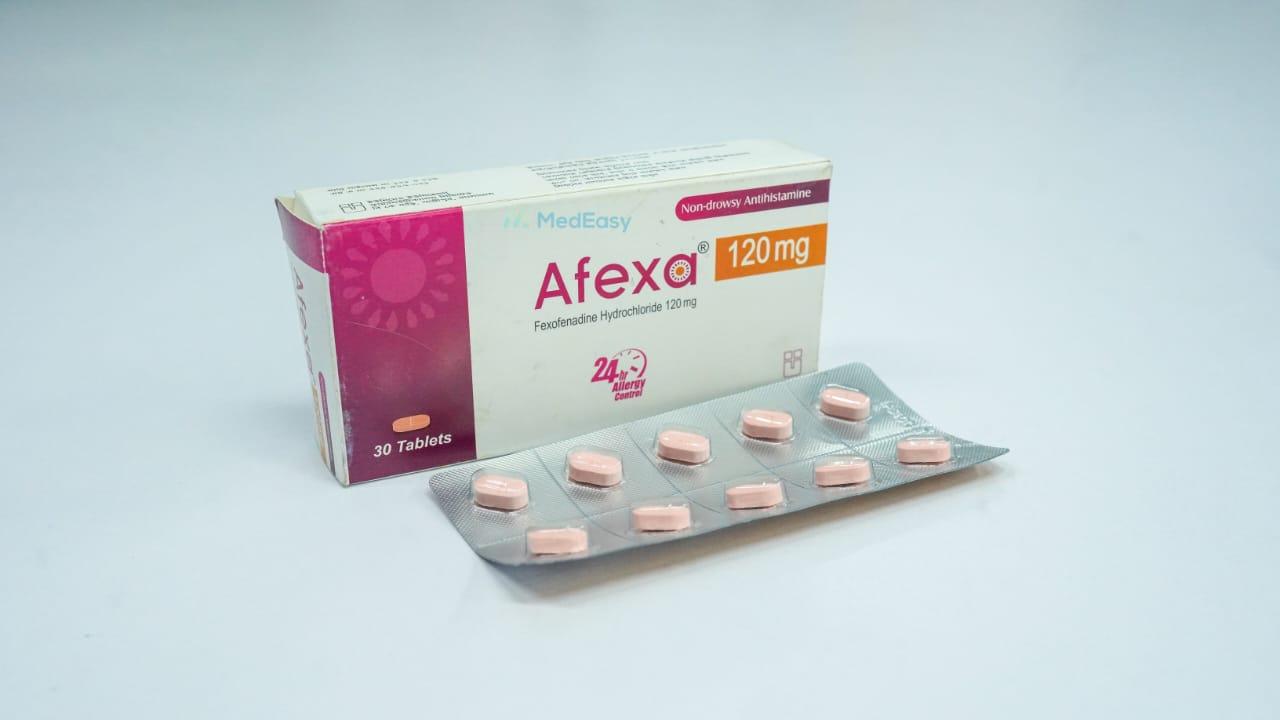 Afexa 120 mg Tablet - এ্যাফেক্সা ১২০ মি.গ্রা. ট্যাবলেট | MedEasy