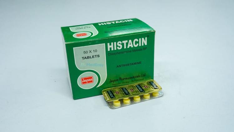Histacin 4 mg - হিস্‌টাসিন ৪ মি.গ্রা. ট্যাবলেট | MedEasy