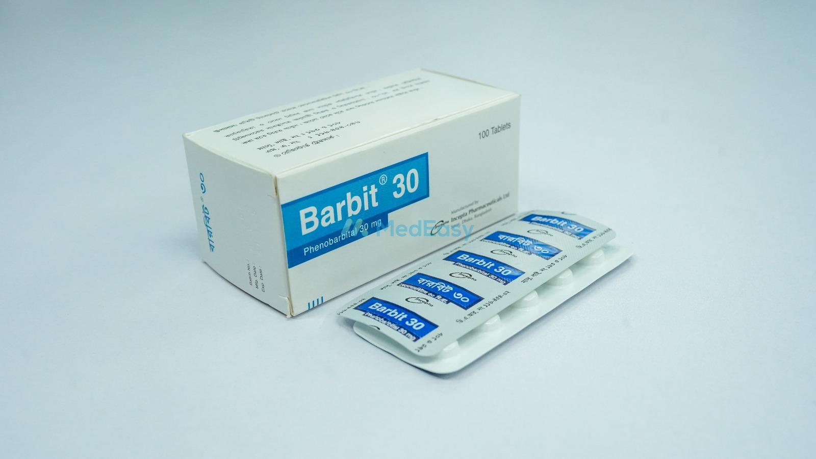 Barbit 30 mg - বারবিট ৩০ মি.গ্রা. ট্যাবলেট | MedEasy