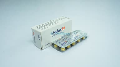 Myolax 50 mg - মায়োলাক্স ৫০ মি.গ্রা. ট্যাবলেট | MedEasy