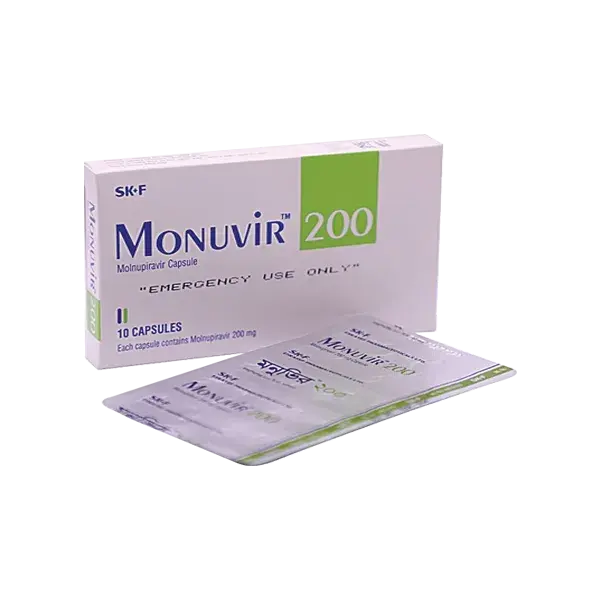 Monuvir 200 mg - মনুভির ২০০ মি.গ্রা. ক্যাপসুল | MedEasy