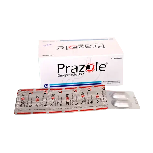 Prazole 20 mg Capsule - প্রাজল ২০ মি.গ্রা. ক্যাপসুল | MedEasy