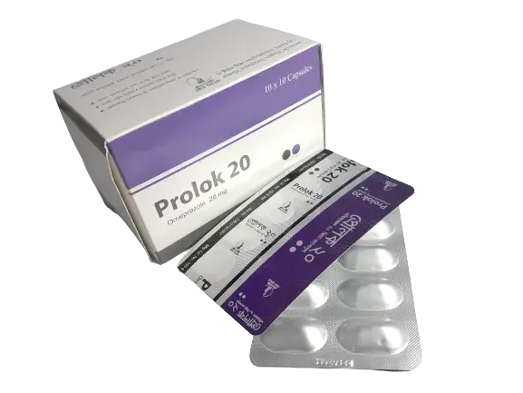 Prolok 20 mg Capsule - প্রোলক ২০ মি.গ্রা. ক্যাপসুল | MedEasy