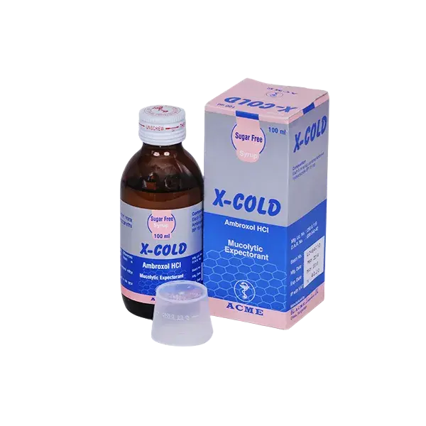 X Cold 15 mg/5 ml Syrup - এক্স কোল্ড সিরাপ | MedEasy
