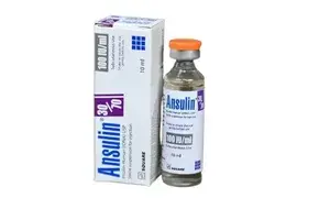 Ansulin 30%+70% in 100 IU/ml Vial | MedEasy