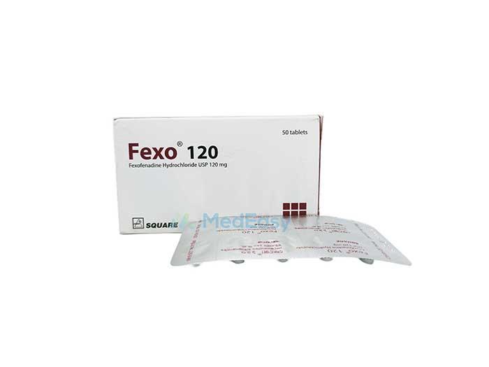 Fexo 120mg Tablet - ফেক্সো ১২০ মি.গ্রা. ট্যাবলেট | MedEasy