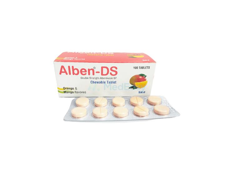 Alben DS 400 mg - আলবেন ডি এস ৪০০ মি.গ্রা. ট্যাবলেট | MedEasy