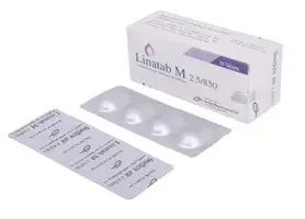 Linatab M 2.5 mg+850 mg | MedEasy