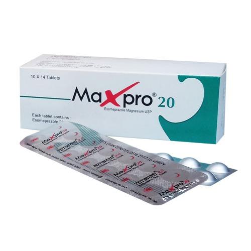 Maxpro 20 mg Tablet - ম্যাক্সপ্রো ২০ মি.গ্রা. ট্যাবলেট | MedEasy